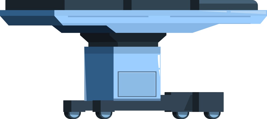 Modern medical examination table standing Vector Image