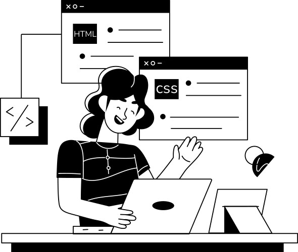 Web developer Royalty Free Vector Image - VectorStock