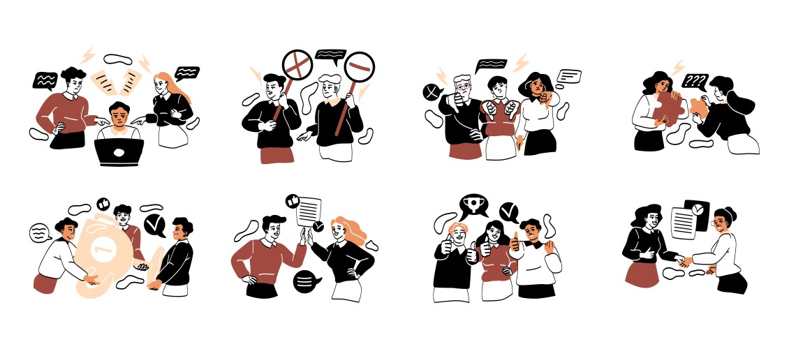 Bad Teamwork Vector Images (over 610)