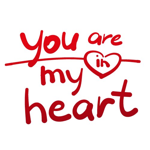 Tree branch with love hearts Royalty Free Vector Image