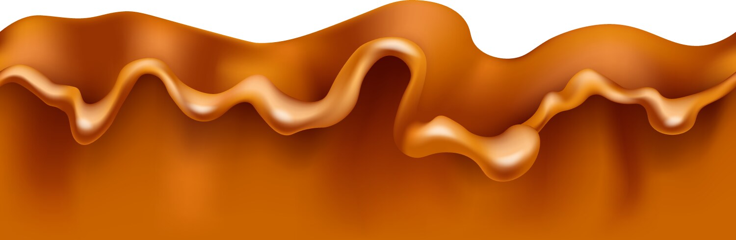 Chocolate and cream milk wave swirl splash Vector Image