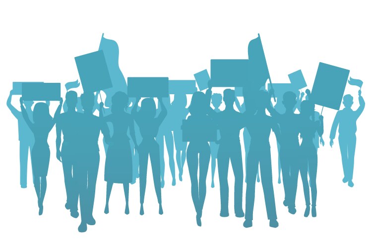 Protest Silhouette Women Vector Images (over 980)
