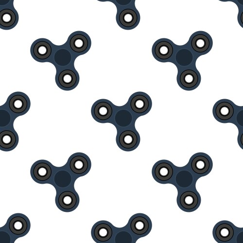 Seamless texture fashionable spinners Royalty Free Vector