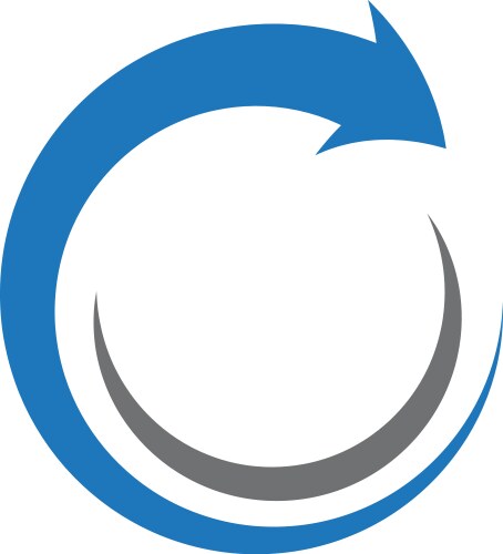 Three circle arrows Royalty Free Vector Image - VectorStock