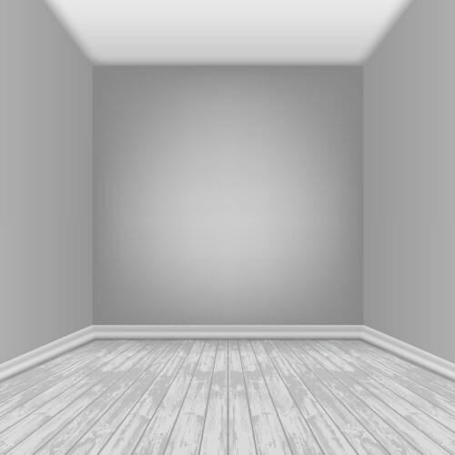 Empty white room Royalty Free Vector Image - VectorStock