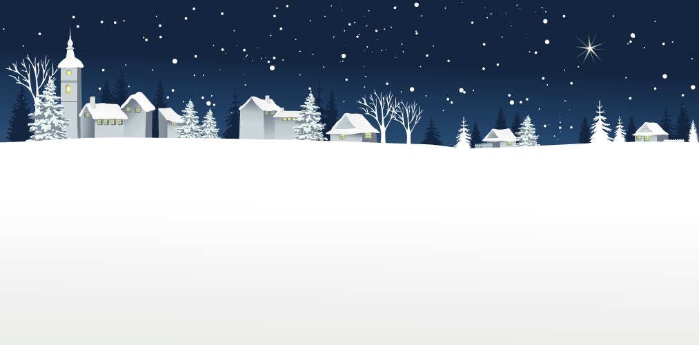 Christmas scene Royalty Free Vector Image - VectorStock