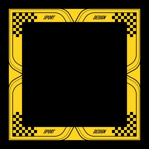 Sport car decal stripes speed lines racing Vector Image