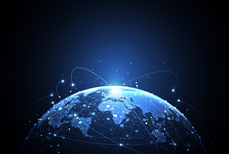 World Map Connect Vector Images (over 35,000)