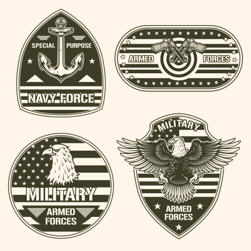 Monochrome sticker with photograph and circular Vector Image