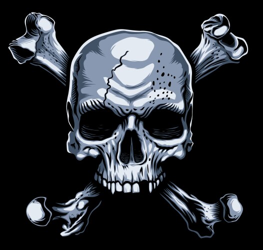Skull Crossbones Clipart Vector Images (over 460)