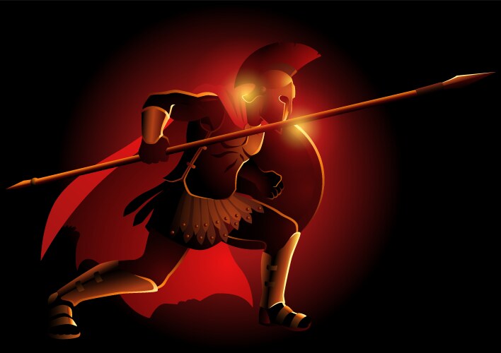 Achilles Greek Mythology Vector Images (95)