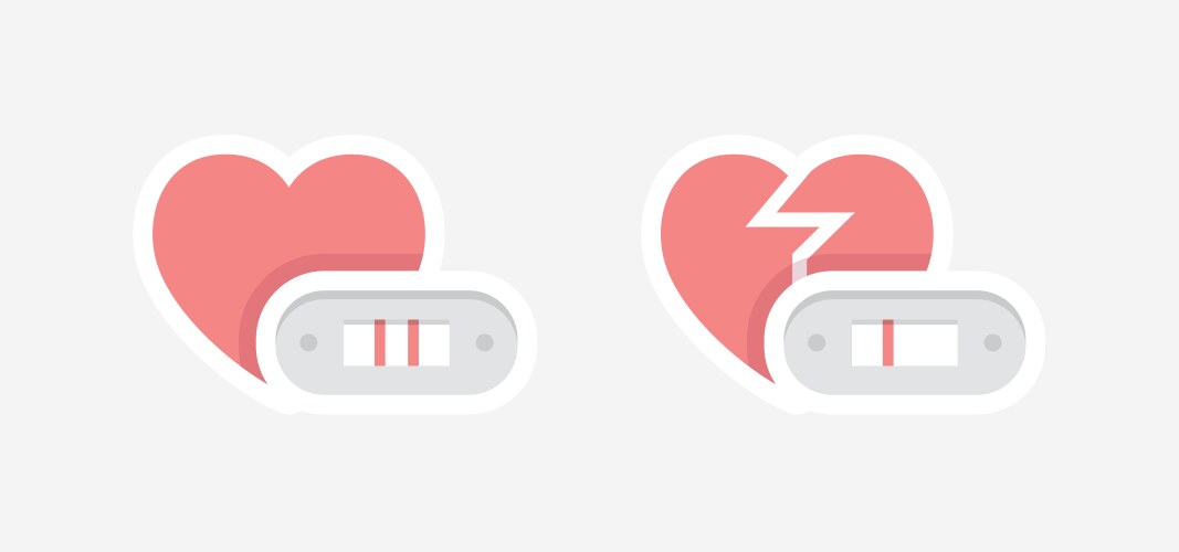 Pregnancy test device to determine a pregnant Vector Image