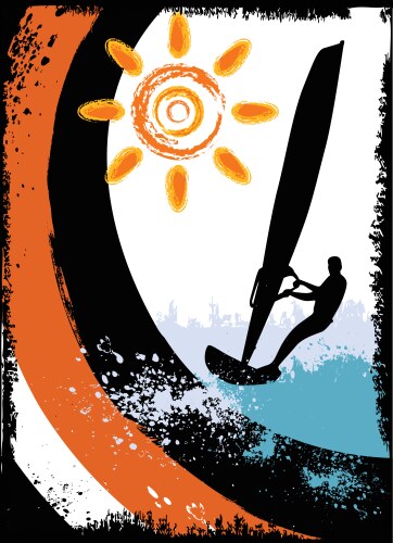 Surfing Royalty Free Vector Image - VectorStock