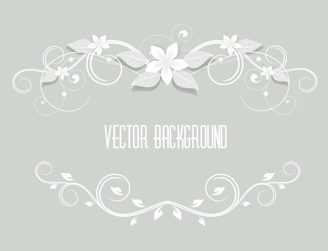 Vintage filigree frame Royalty Free Vector Image