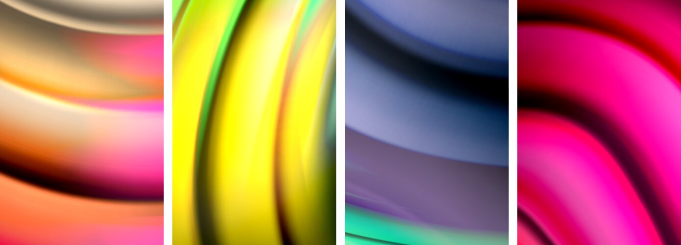 Blurred color line backgrounds Royalty Free Vector Image