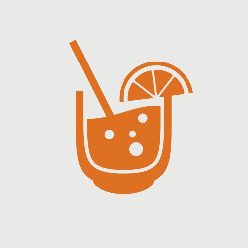 Logo for mocktail bar Royalty Free Vector Image