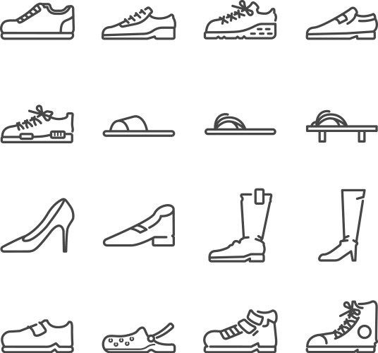 Shoes Outline Vector Images (over 40,000)