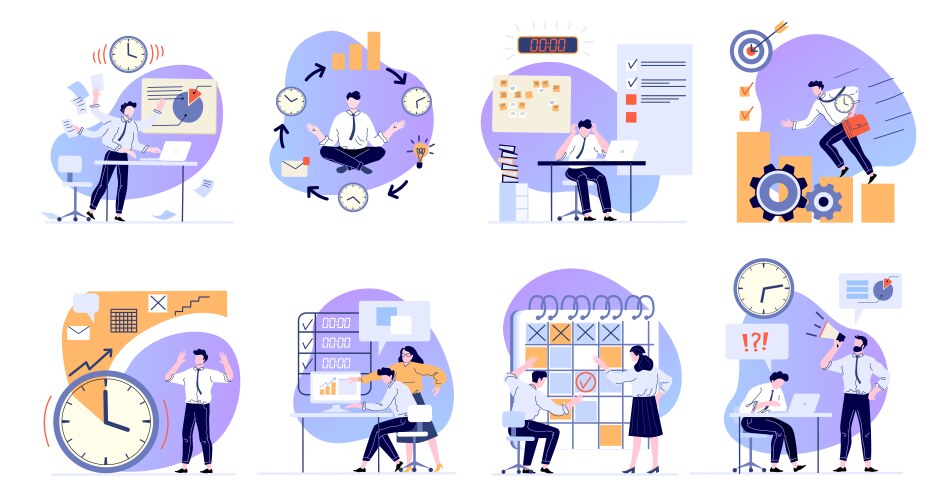 Time Management Vector Images (over 100,000)