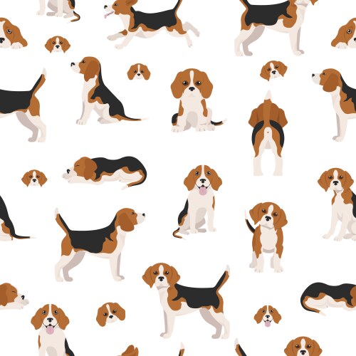Beagle Pattern Vector Images (over 720)