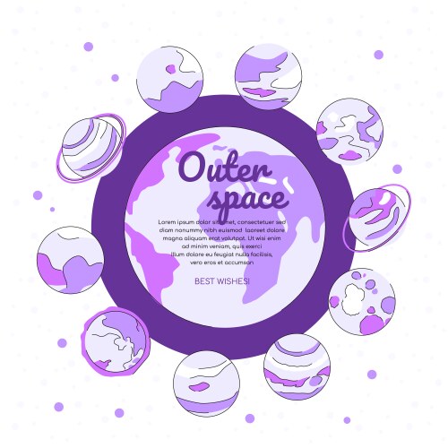 Outer Space Frame Vector Images (over 2,100)