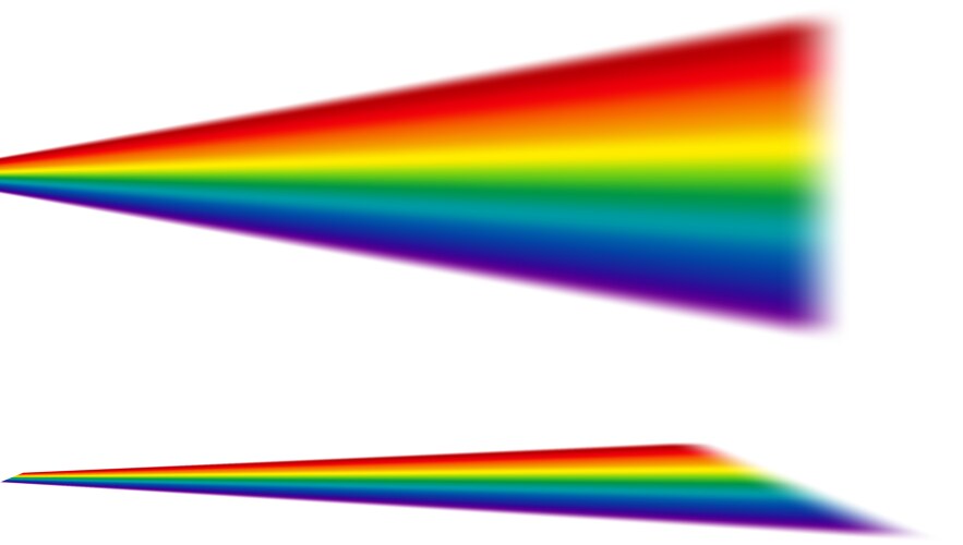 Prism light spectrum composition Royalty Free Vector Image