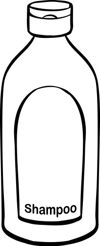 A shampoo Royalty Free Vector Image - VectorStock