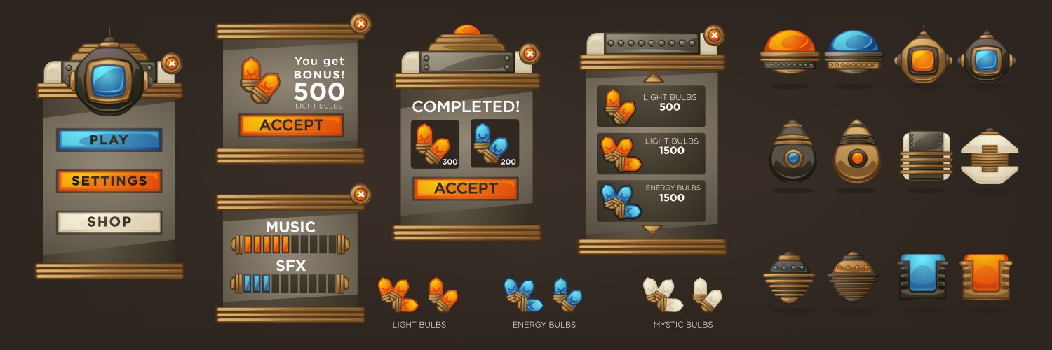 Game Asset Vector Images (over 21,000)