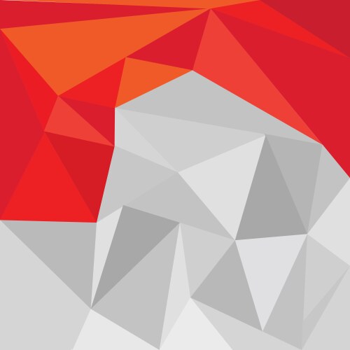 Abstract grey triangle polygon pattern background Vector Image