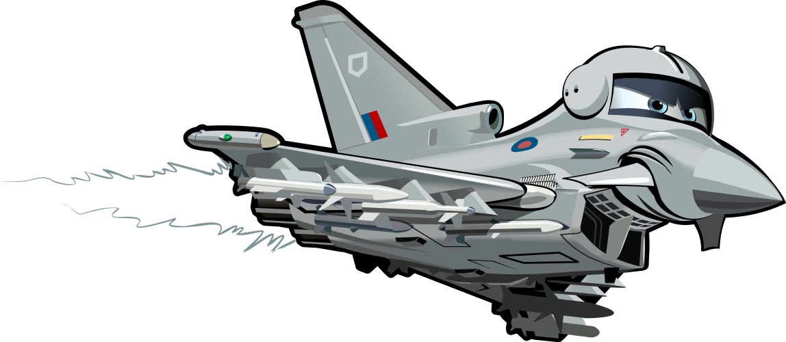 Modern russian jet fighter aircraft Royalty Free Vector