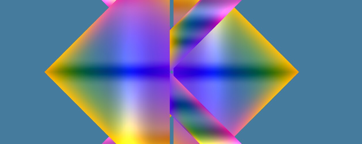 A bunch of colorful triangles and circles on a Vector Image