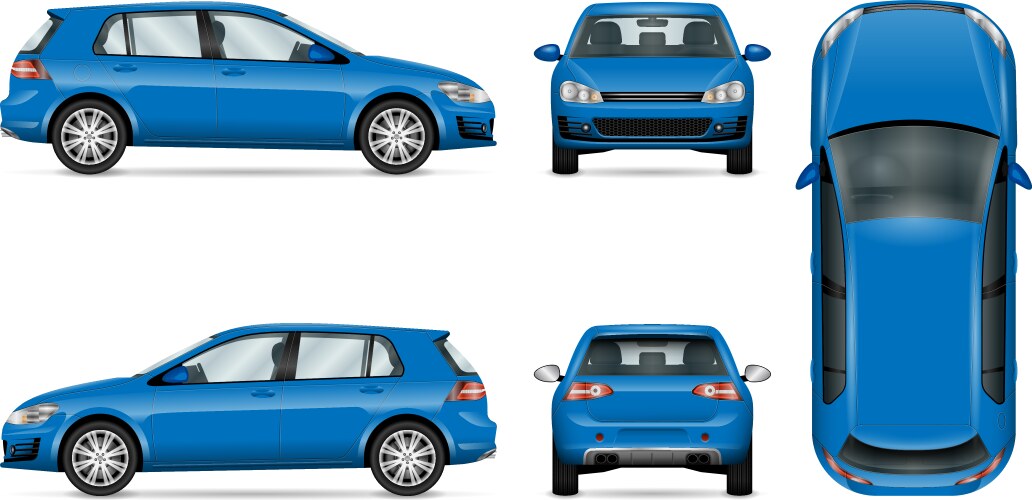 Hatchback Car Vector Images (over 6,700)