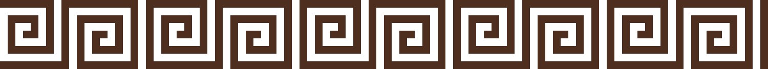 Greek key seamless border pattern collection Vector Image