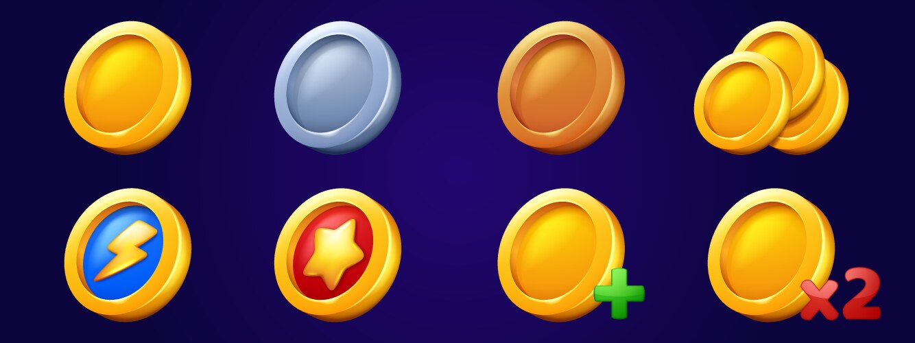 Game Icons Coin Vector Images (over 23,000)