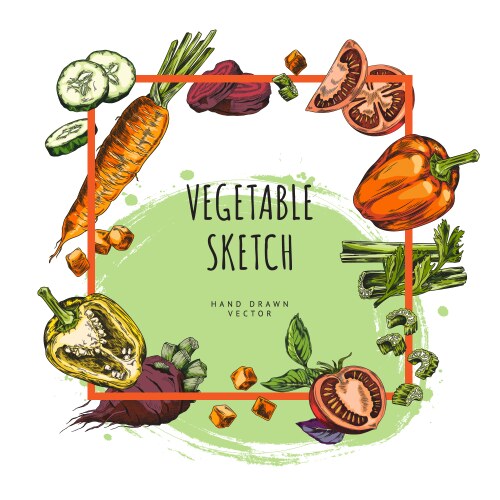 Vegetable Frame Vector Images (over 20,000)