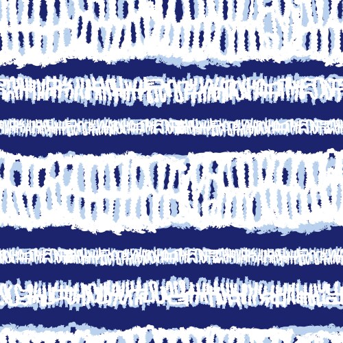 Blue shibori quilt abstract flower Royalty Free Vector Image