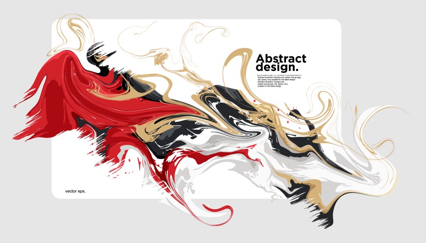 Banner design with modern abstract background Vector Image