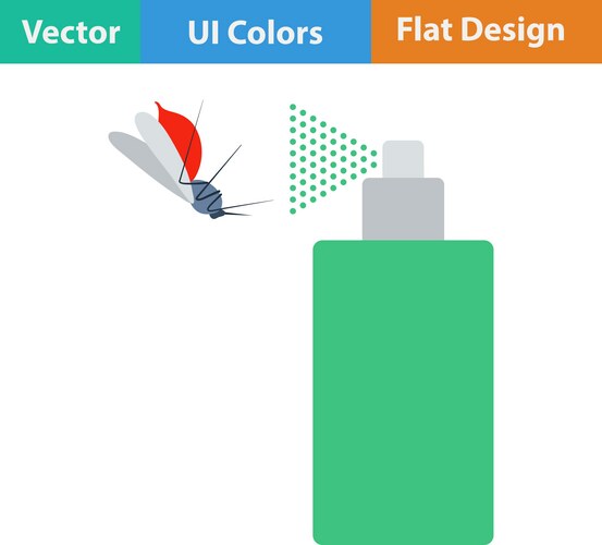 Anti mosquito spray Royalty Free Vector Image - VectorStock