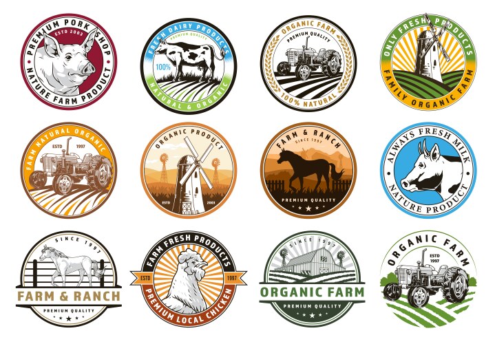 Cow Farm Logo Vector Images (over 24,000)