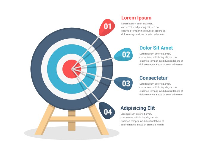Red target Royalty Free Vector Image - VectorStock