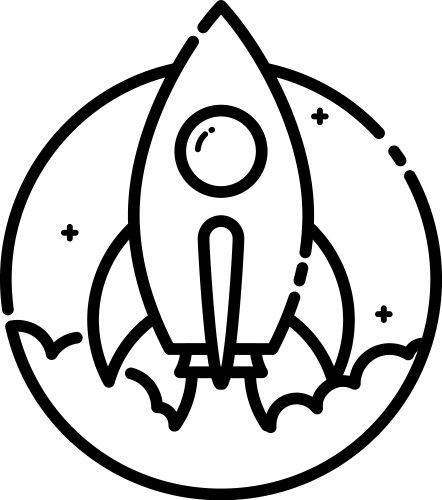 Rocket Launch 29552913 Royalty Free Vector Vectorstock