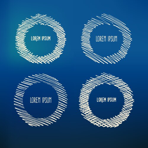 Round preloader animation frame Royalty Free Vector Image