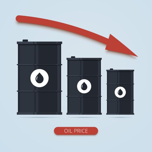 Oil chart Royalty Free Vector Image - VectorStock