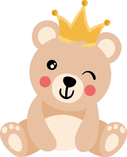 Teddy King Crown Vector Images (70)