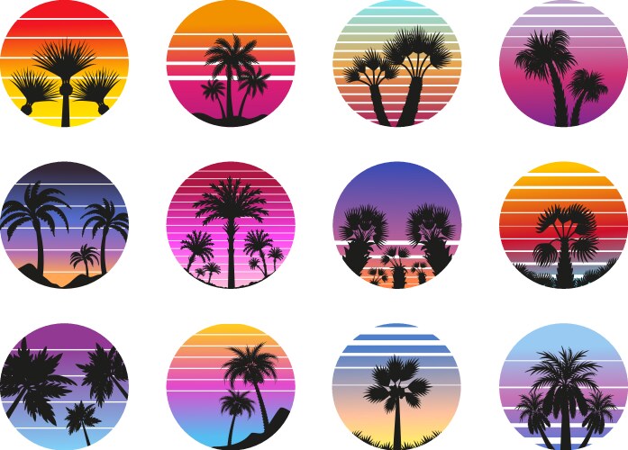 Retro Palm Vector Images (over 40,000)