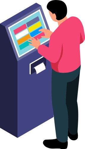 Touch screen interface Royalty Free Vector Image