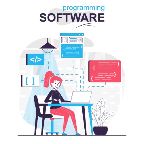 Software Developer Cartoon Vector Images (over 7,900)