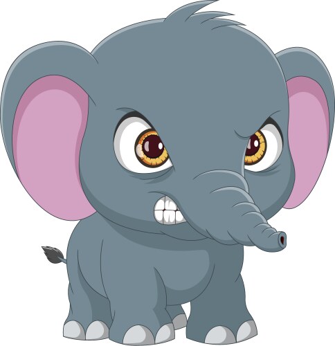 Angry Elephant Vector Images (over 800)