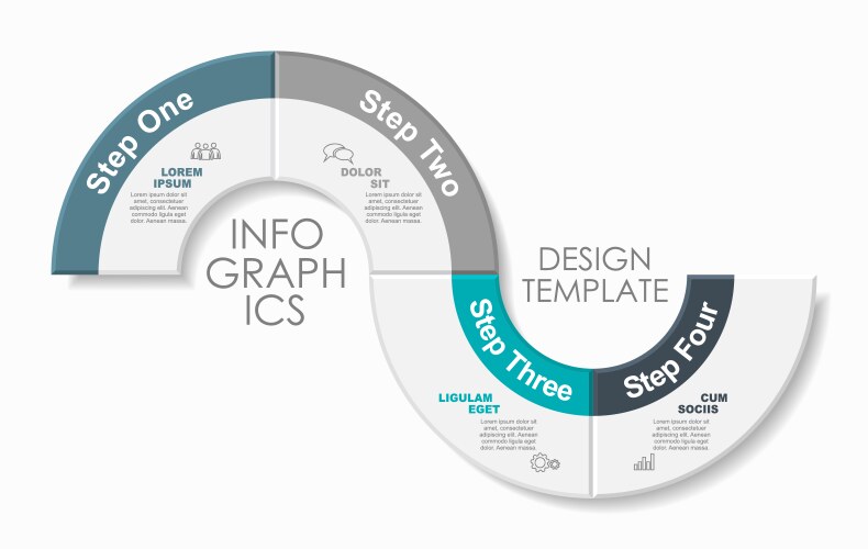Infographic design template with place for your Vector Image