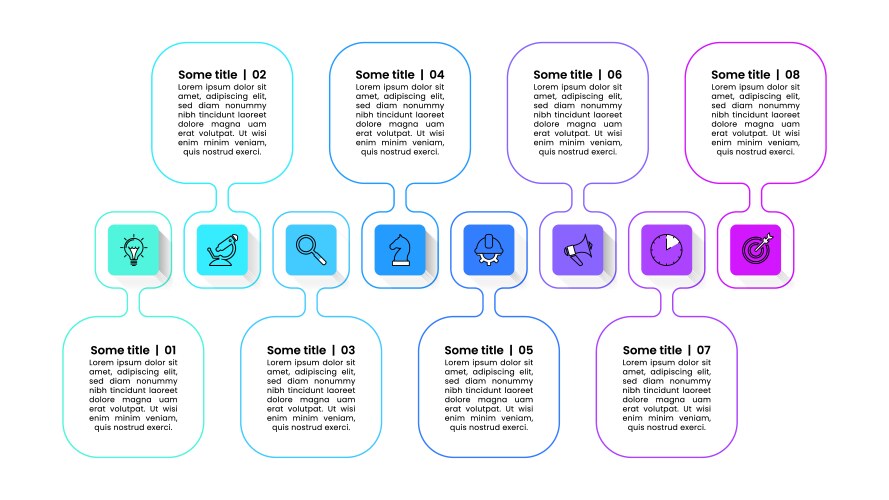 Infographic 8 Elements Vector Images (over 8,300)