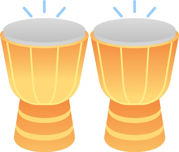 Bongo drums Royalty Free Vector Image - VectorStock